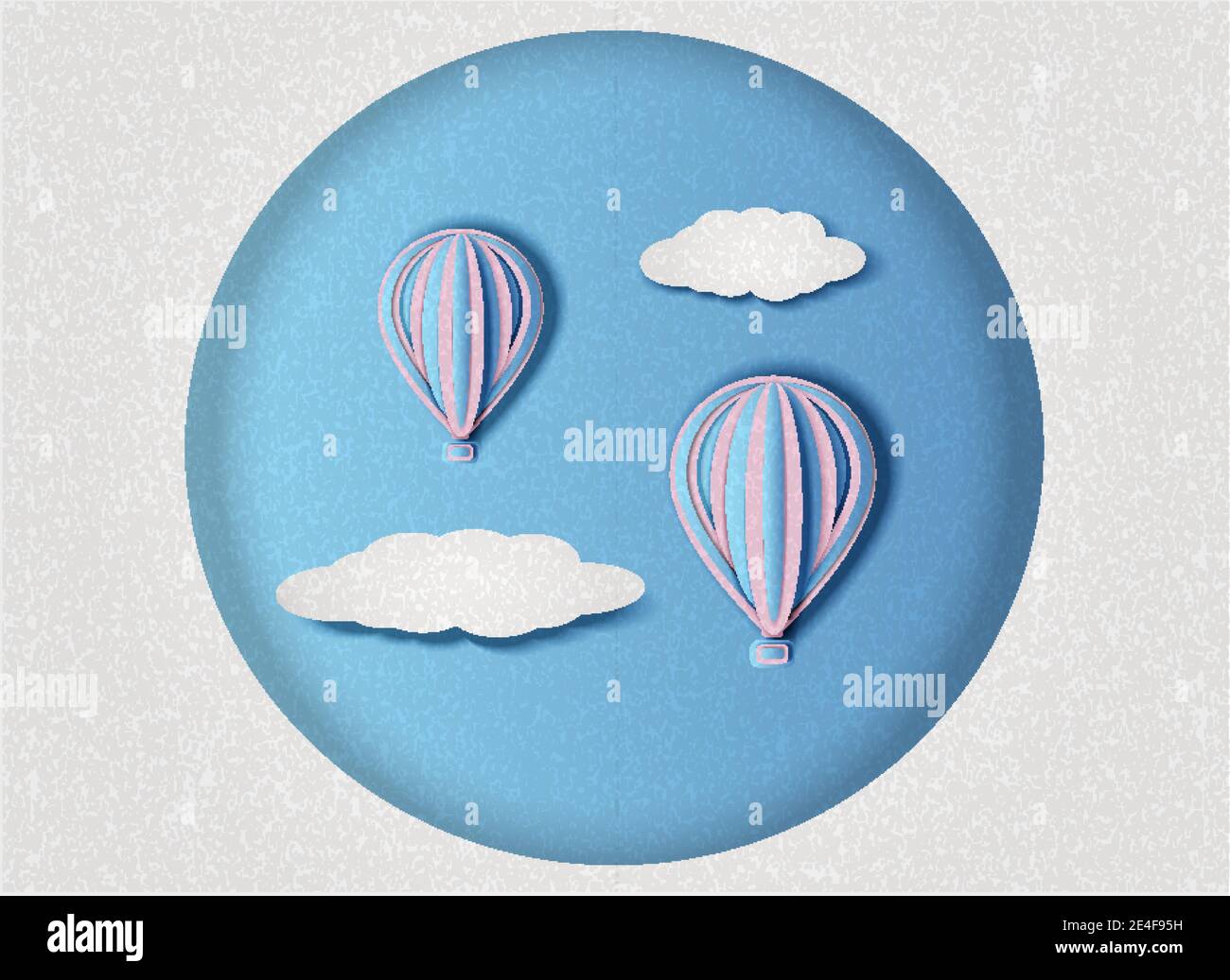 Balloons in the cloud Stock Vector Images - Alamy