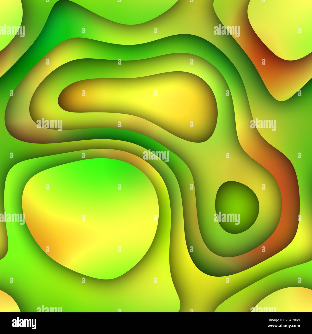 Seamless floating curved cut out paper vivid color Stock Photo - Alamy