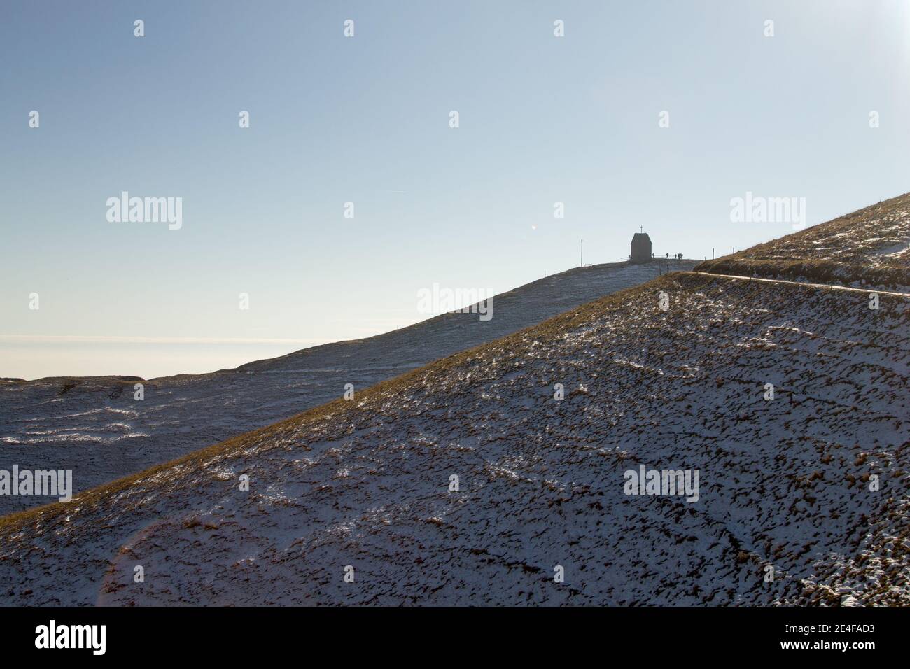Mount Grappa landscape. Italian Alps panorama Stock Photo - Alamy