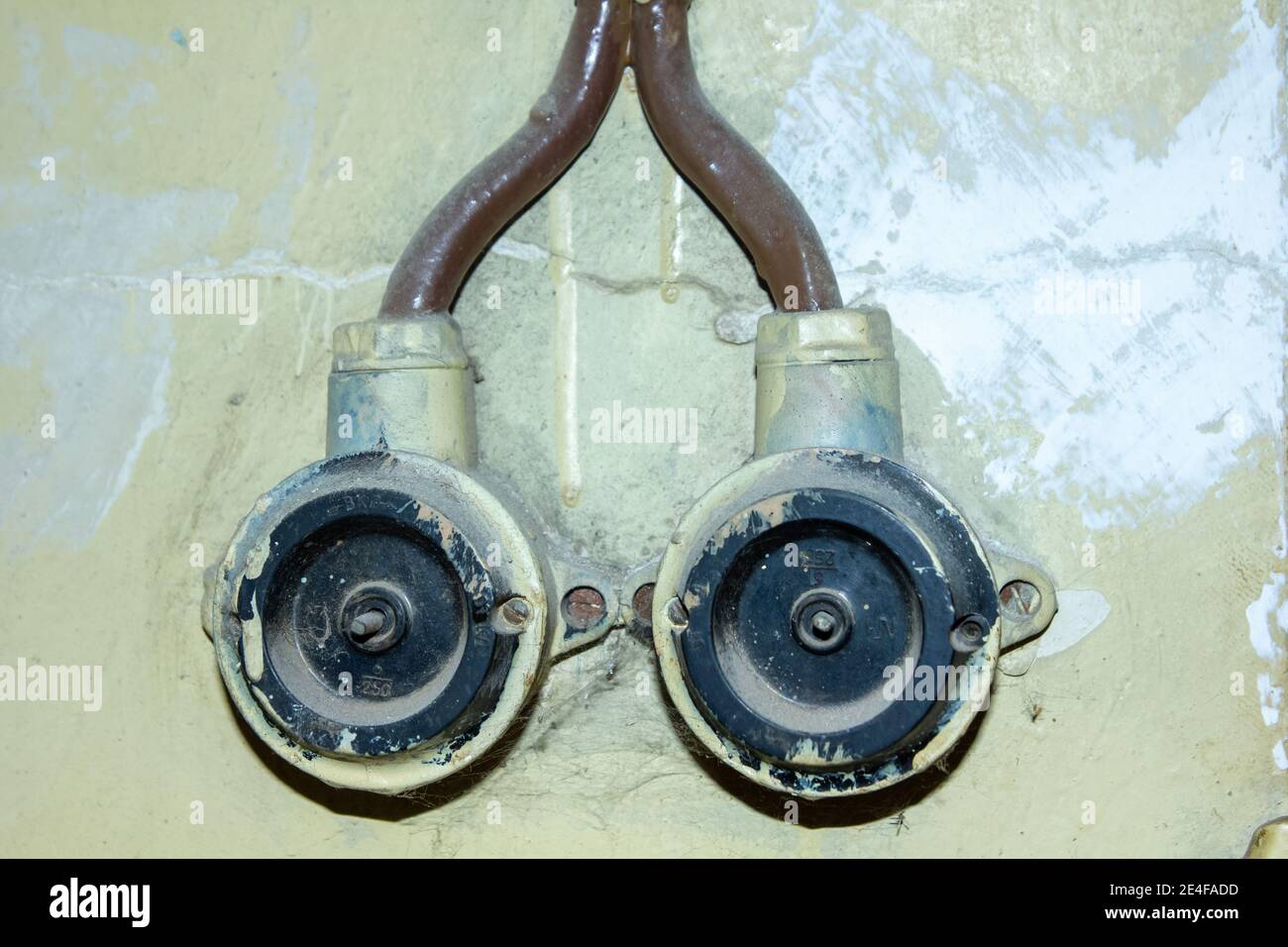 close up of electrical power switches, electrical switch Stock Photo ...