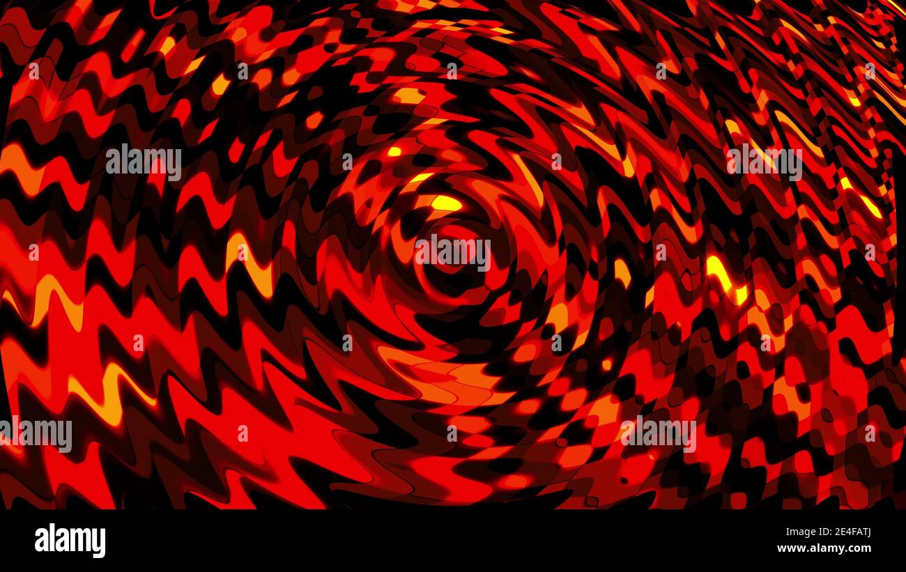 Abstract background with radial waves and ripples. Computer generated ...