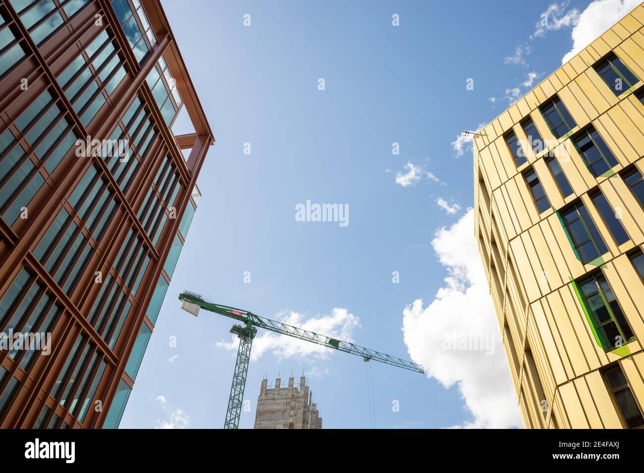 Newcastle upon Tyne UK: 2nd Aug 2020: High-rise construction ...