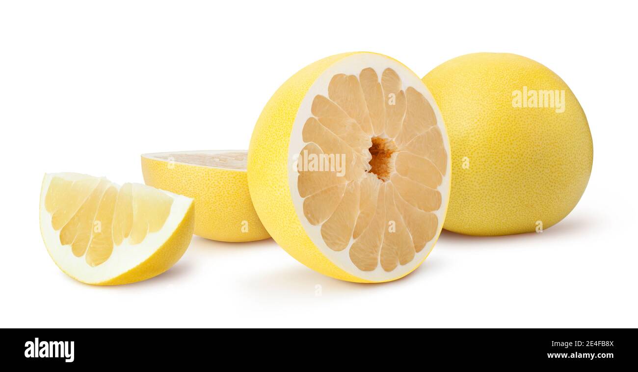 Pamela citrus fruit isolated on white background Stock Photo - Alamy