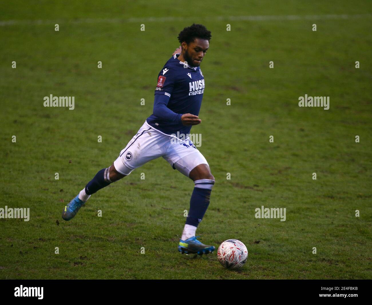 LONDON, United Kingdom, JANUARY 23: Mahlon Romeo of Millwall in action ...