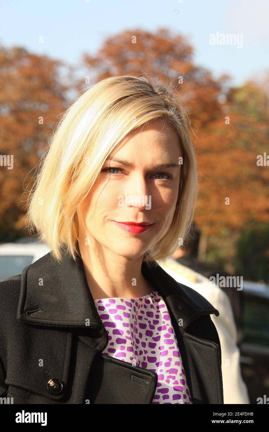Marie-Josee Croze attending the Balenciaga Spring-Summer 2010 ready-to ...