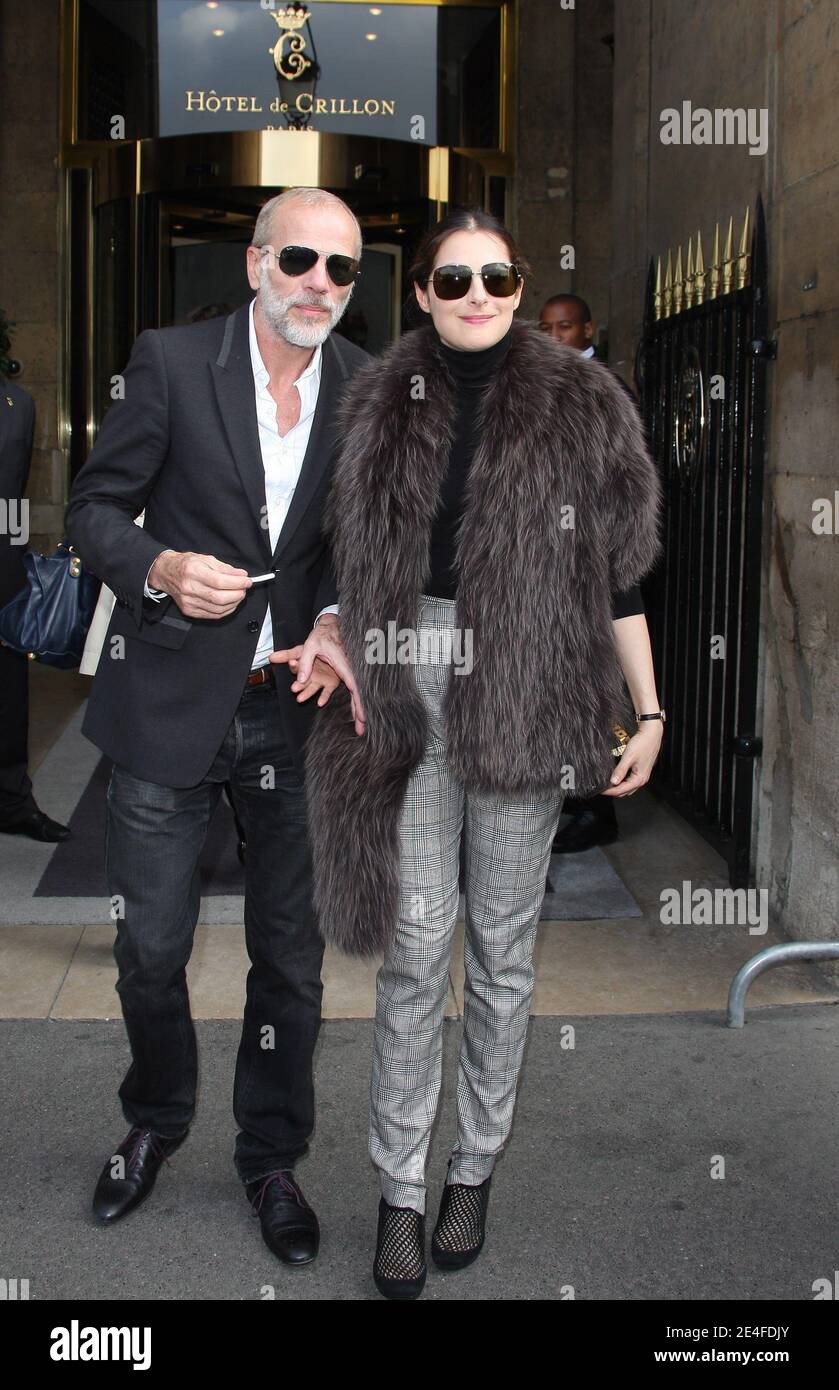 Pascal Greggory and Amira Casar attending the Balenciaga Spring-Summer ...