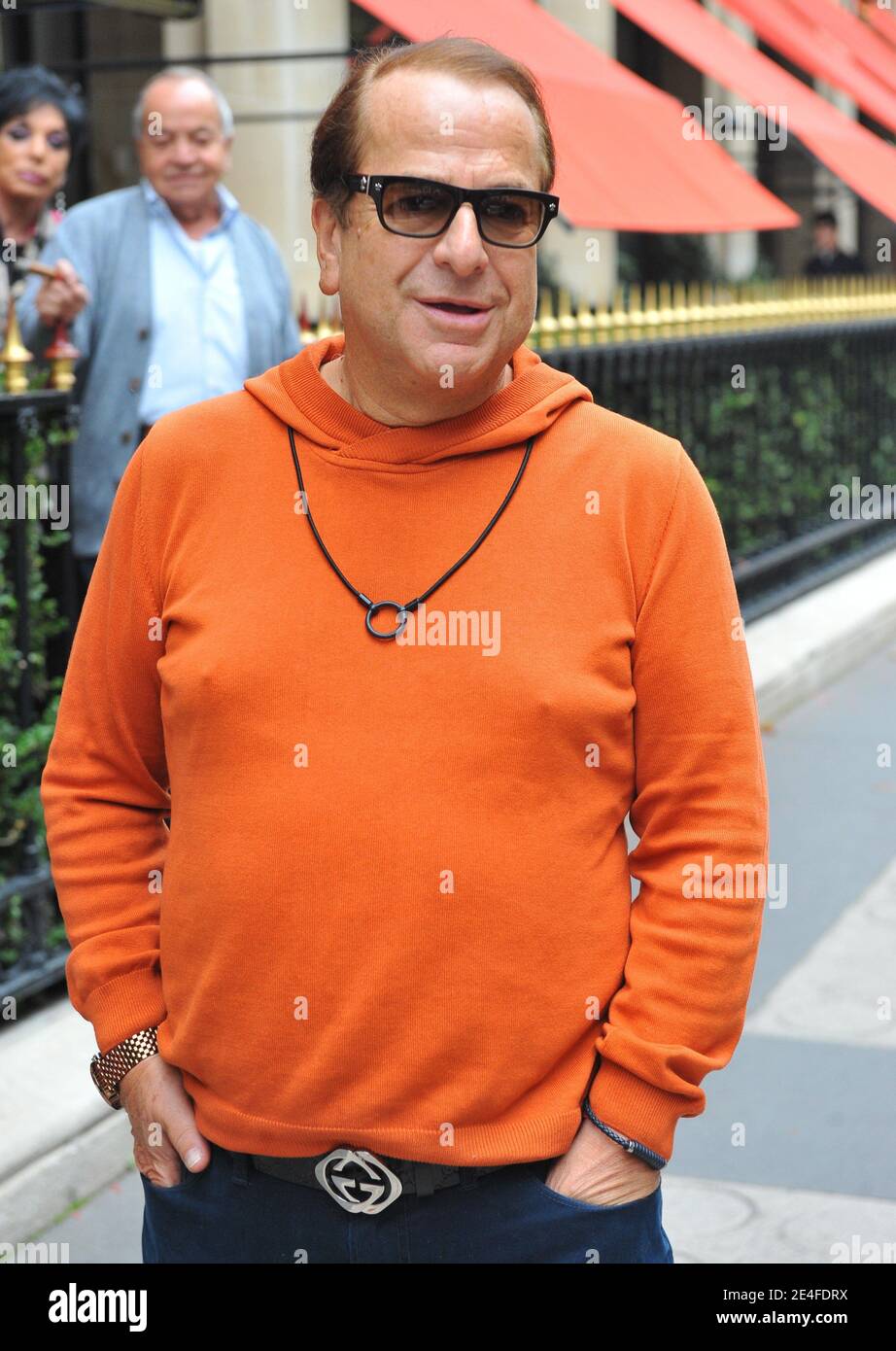 Paul-Loup Sulitzer sighting with a friend Avenue Montaigne in Paris ...