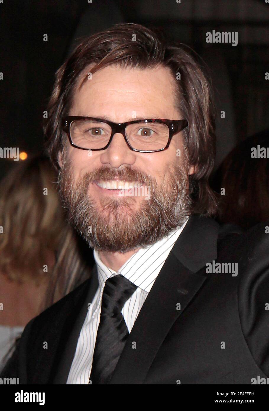 Jim Carrey arrives for The 2009 Visionary Ball held at The Beverly ...