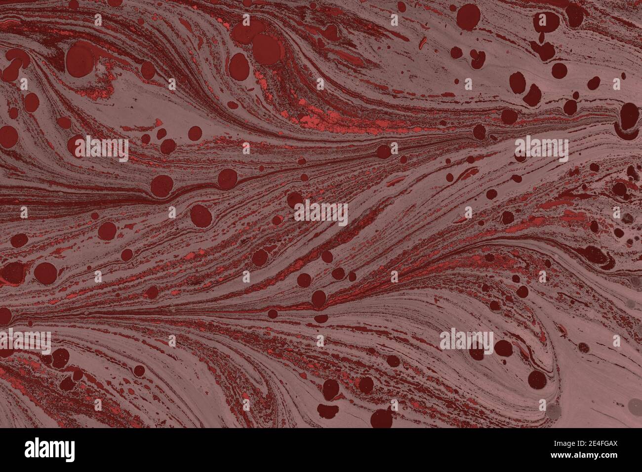 Abstract oil painting waves with red colors - perfect for wallpapers ...