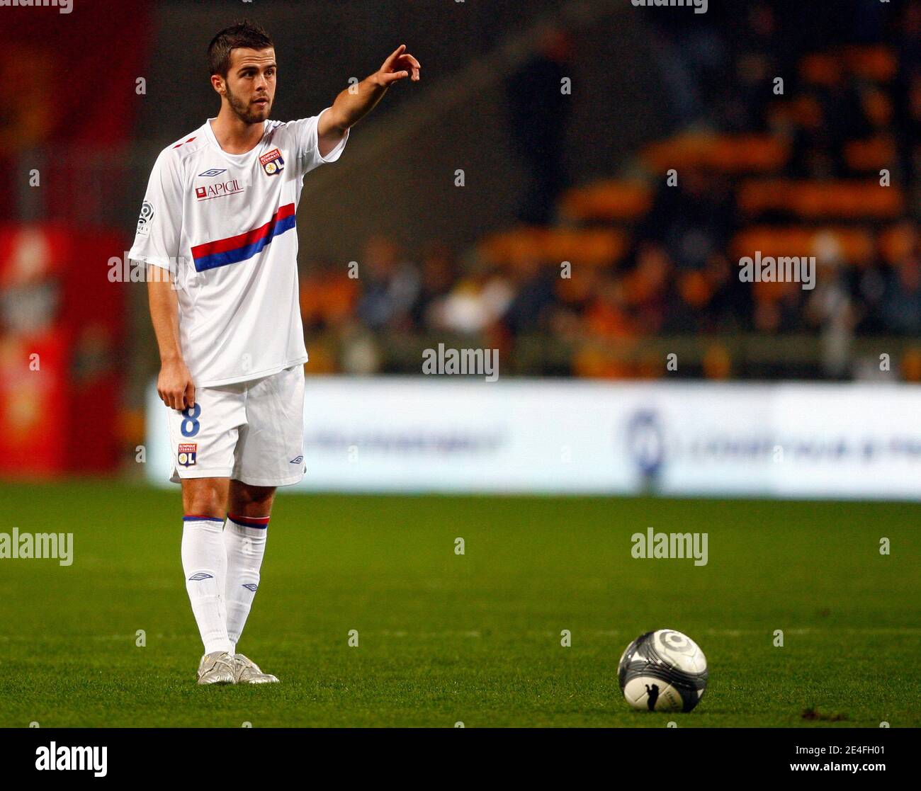 Lyon's Miralem Pjanic during the French First League soccer match, RC ...