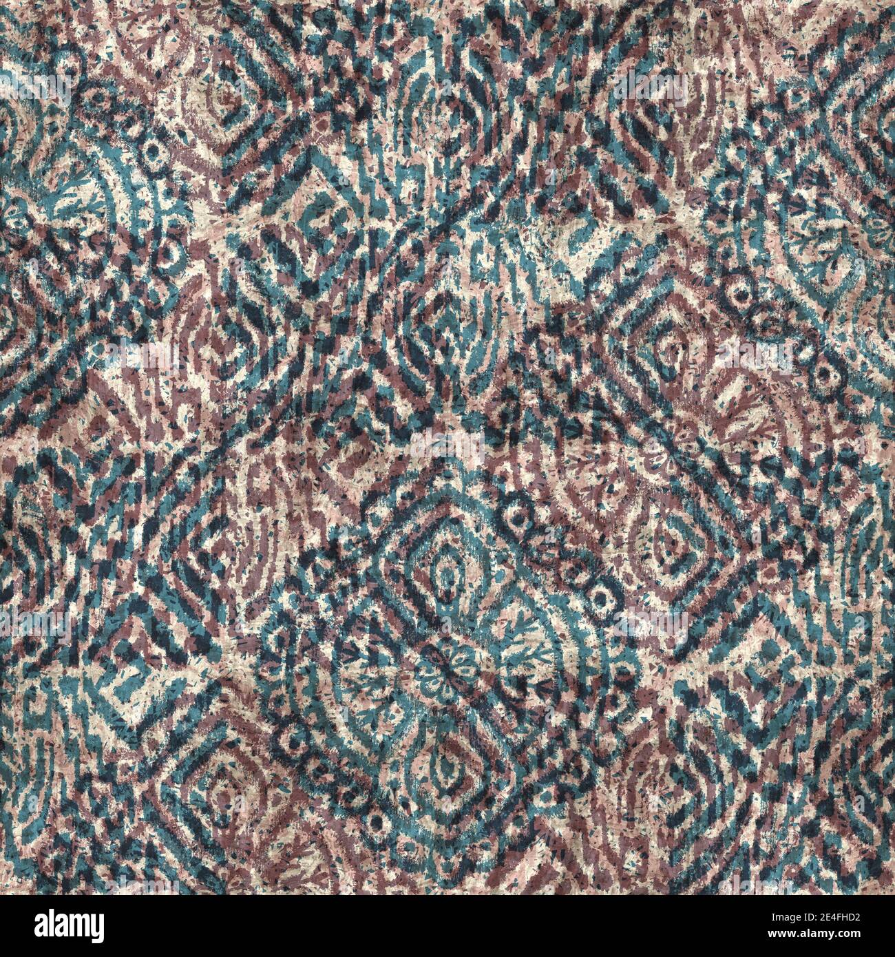 Seamless blue pink cream and navy surface pattern Stock Photo - Alamy