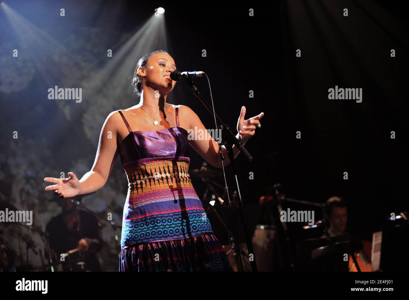 Singer Mayra Andrade performs live at 'La Cigale' concert hall in Paris ...