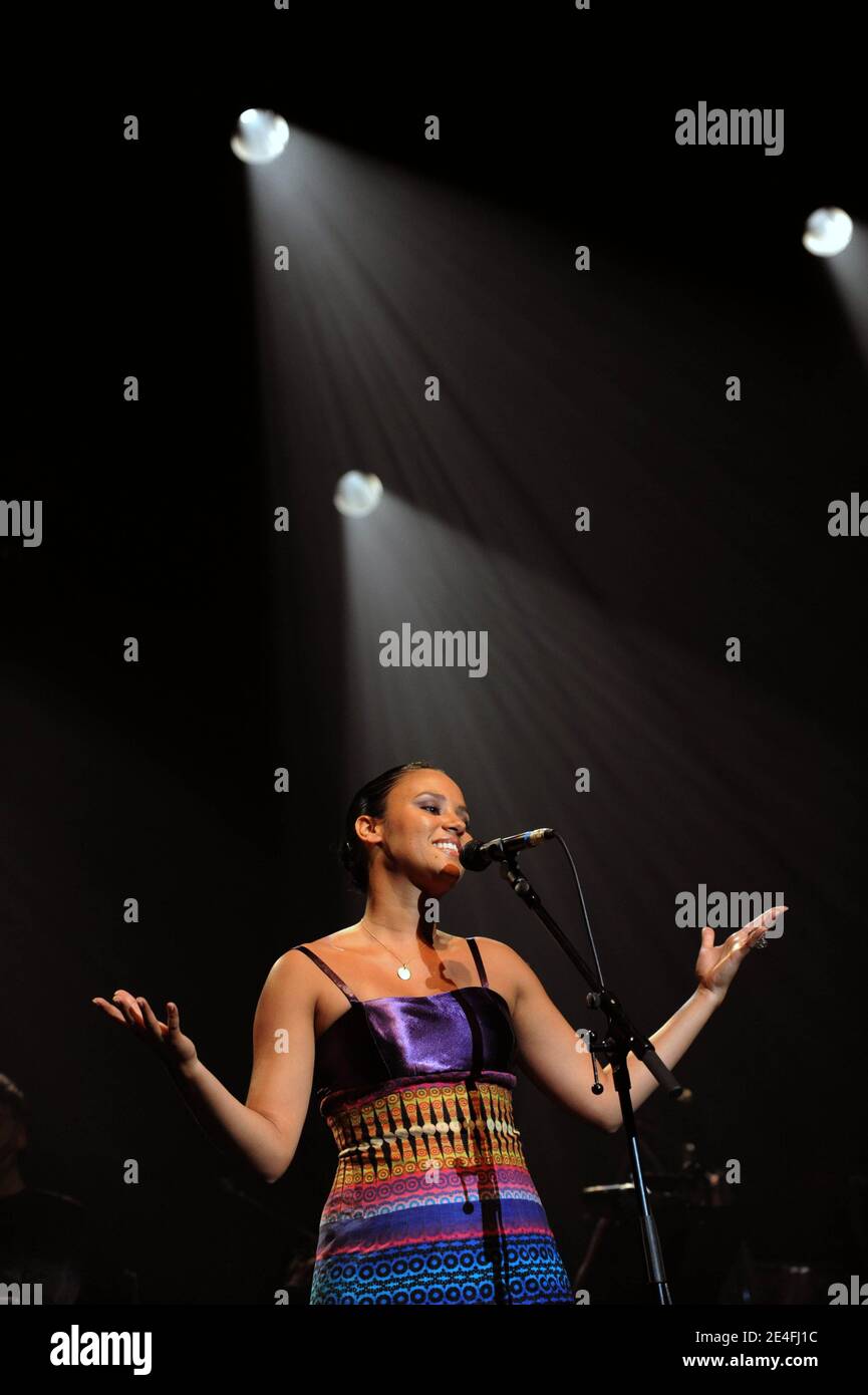 Singer Mayra Andrade performs live at 'La Cigale' concert hall in Paris ...
