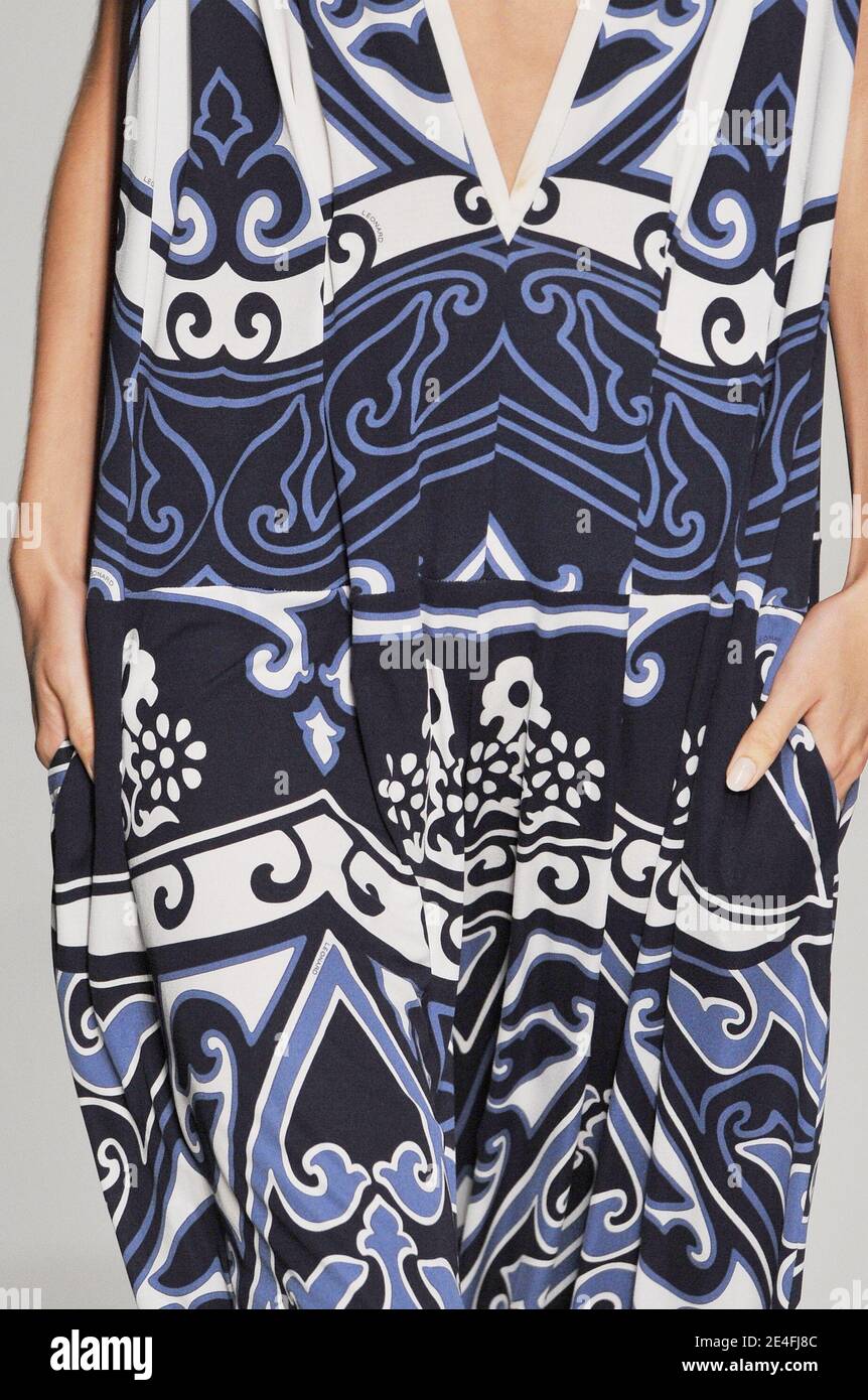 A model displays a creation by Leonard Spring-Summer 2010 ready-to-wear ...