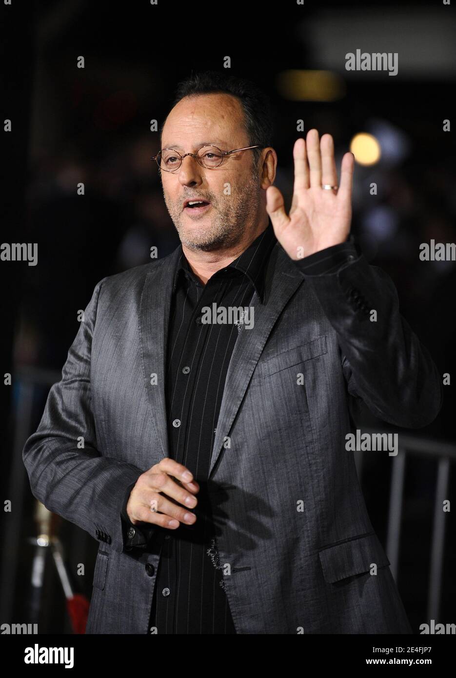 Jean Reno arriving for the premiere of 'Couples Retreat' held at the ...