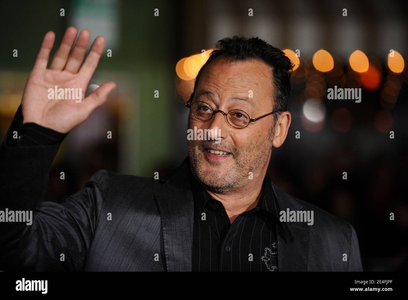 Jean Reno arriving for the premiere of 'Couples Retreat' held at the ...