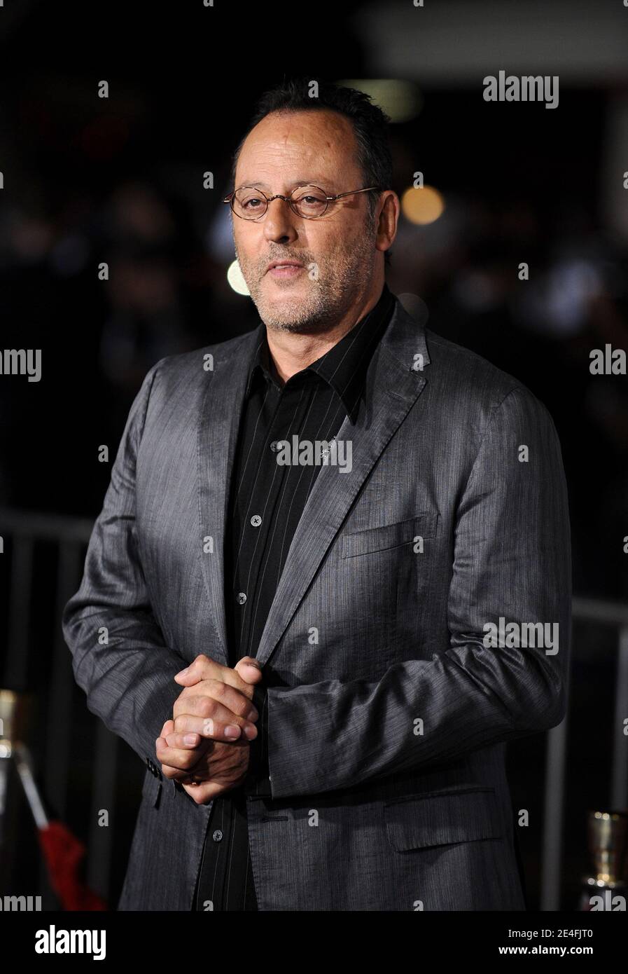 Jean Reno arriving for the premiere of 'Couples Retreat' held at the ...
