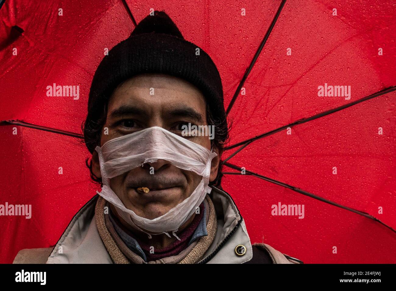 Torn face mask hi-res stock photography and images - Alamy