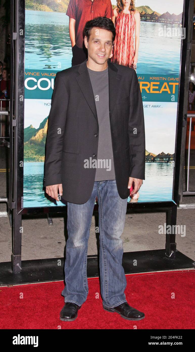 Ralph Macchio arriving for the premiere of 'Couples Retreat' held at ...
