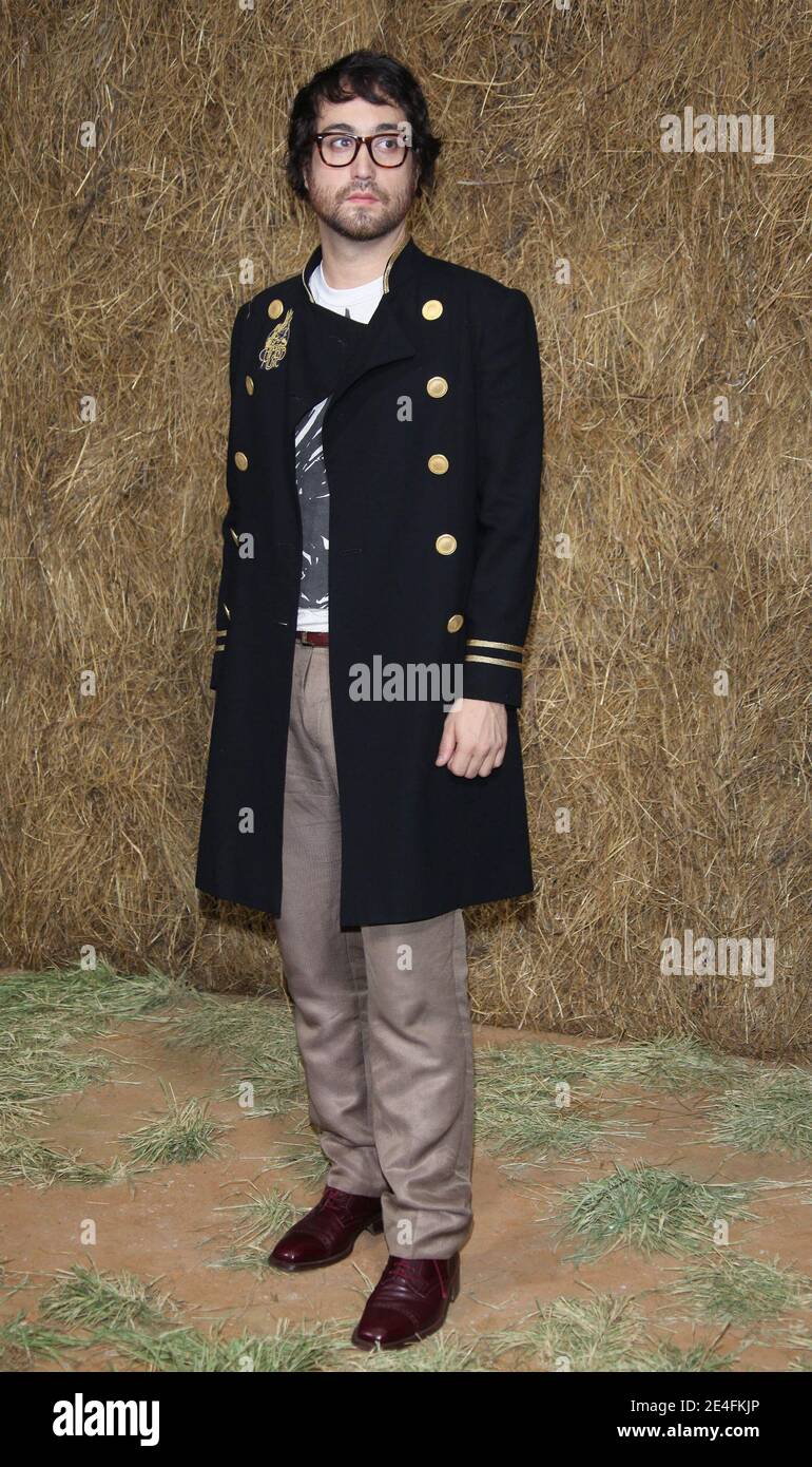 Sean Lennon attending the Chanel's Spring-Summer 2010 ready-to-wear ...