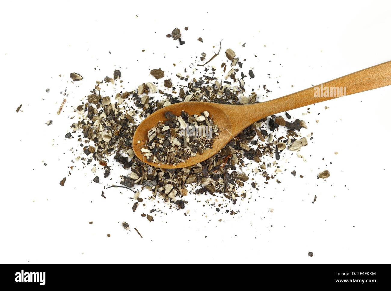 Comfrey herb root used in alternative and chinese herbal medicine, is ...