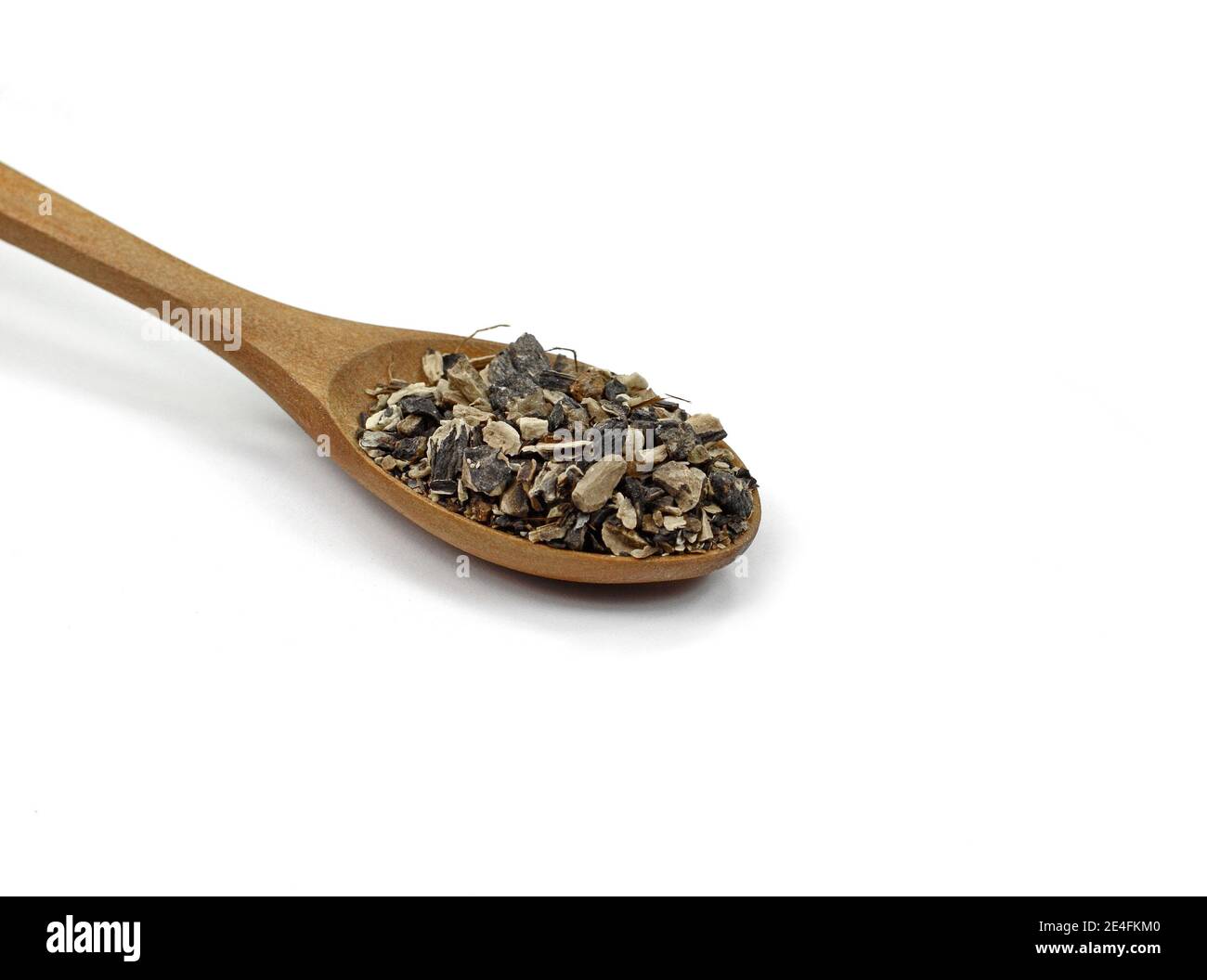 Comfrey herb root used in alternative and chinese herbal medicine, is ...