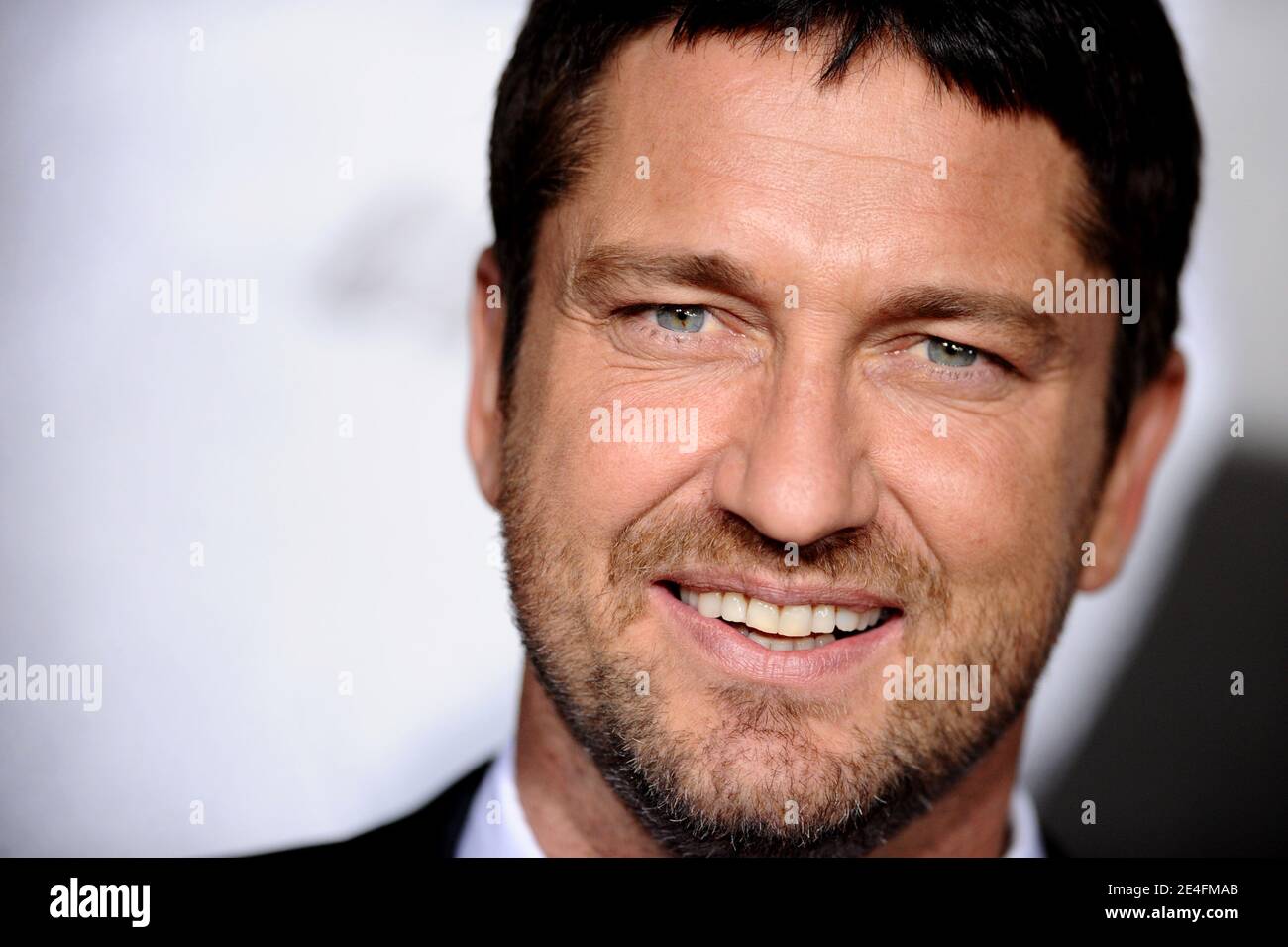 Gerard Butler arriving for the premiere of 'Law Abiding Citizen' held ...