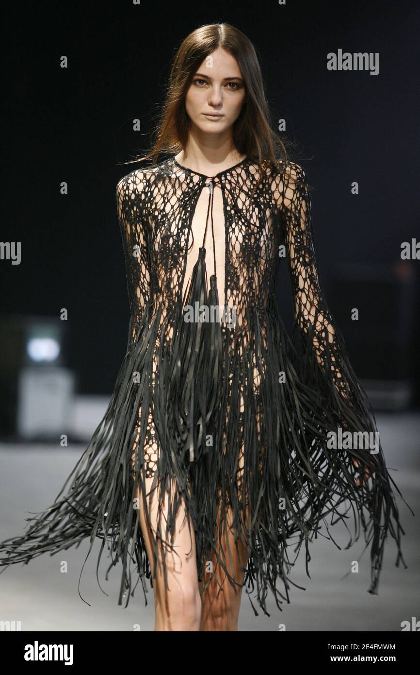 A model displays a creation for Junko Shimada Spring-Summer 2010 ready ...