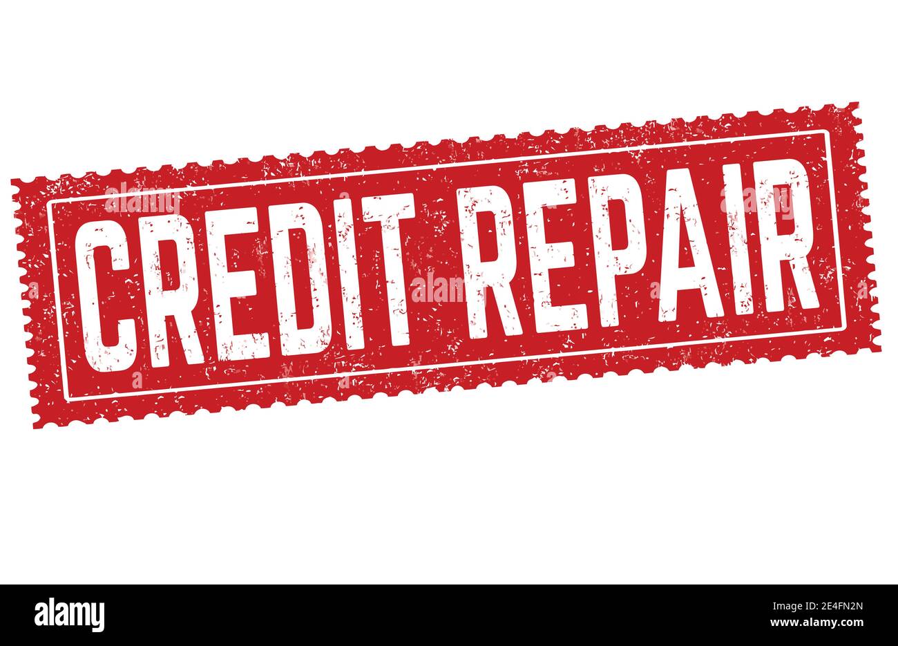 Credit repair sign or stamp on white background, vector illustration ...