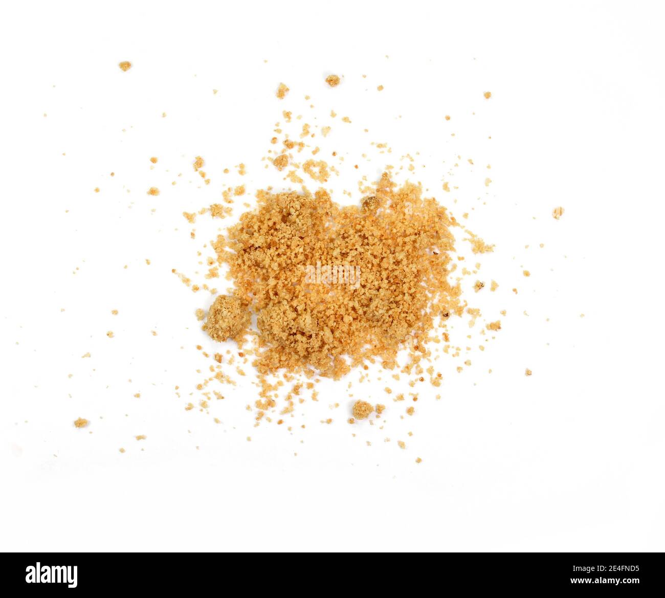 Peanut Butter Powder on a White Background. Ground peanuts Stock Photo ...