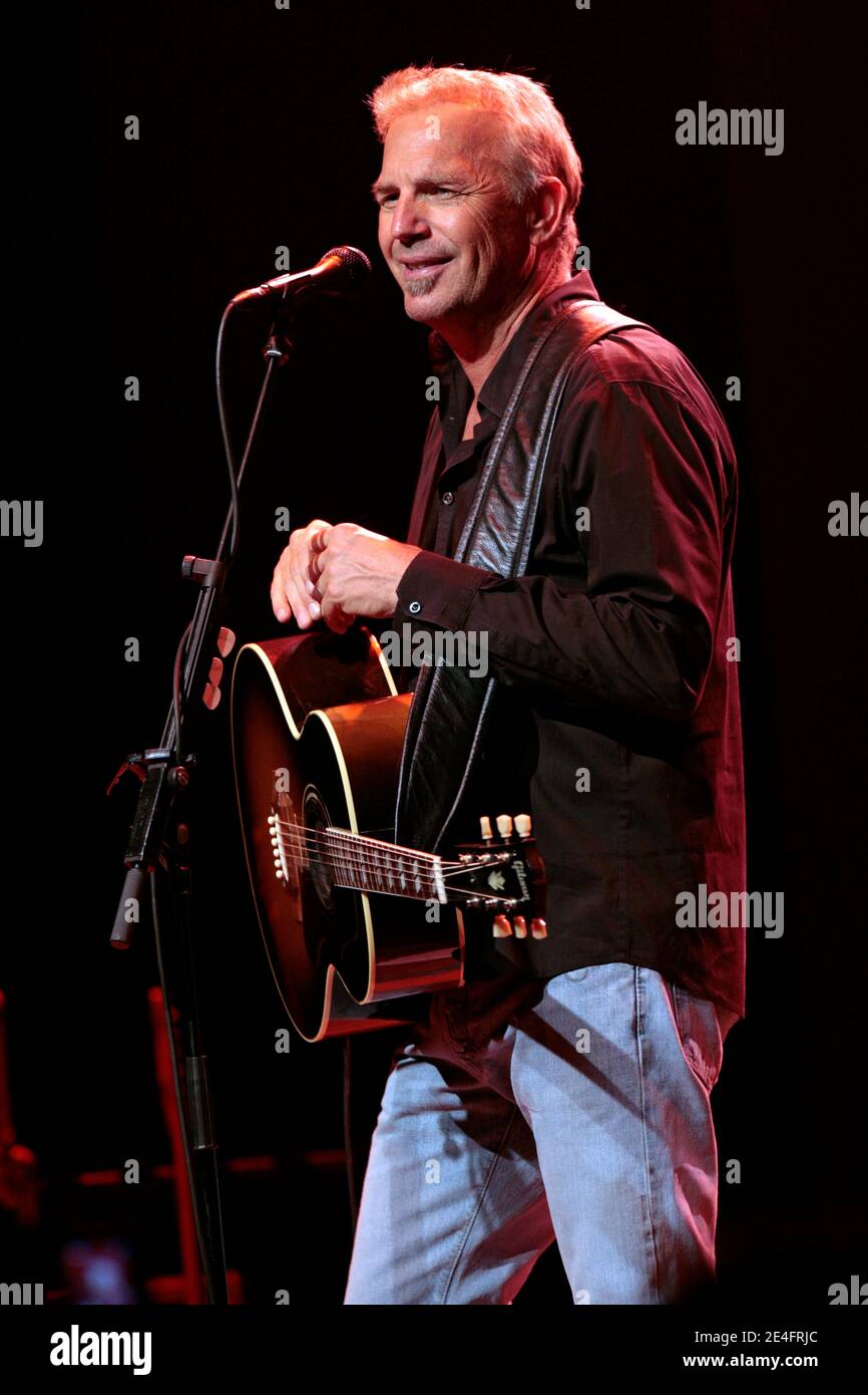 American actor and singer Kevin Costner performs live with his country ...