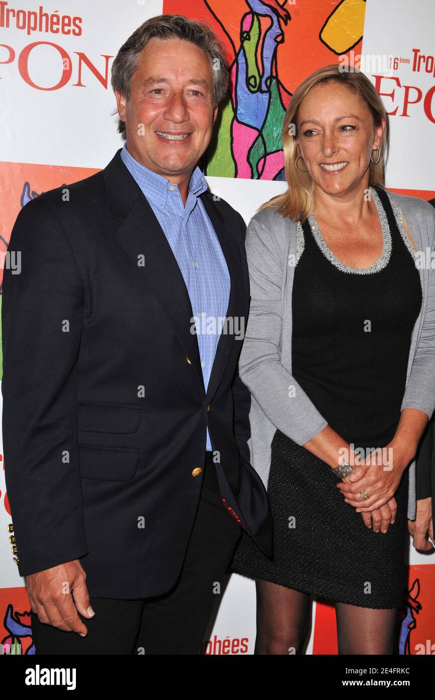 Patrick Sabatier and his wife Isabelle attending the 16th annual Epona ...