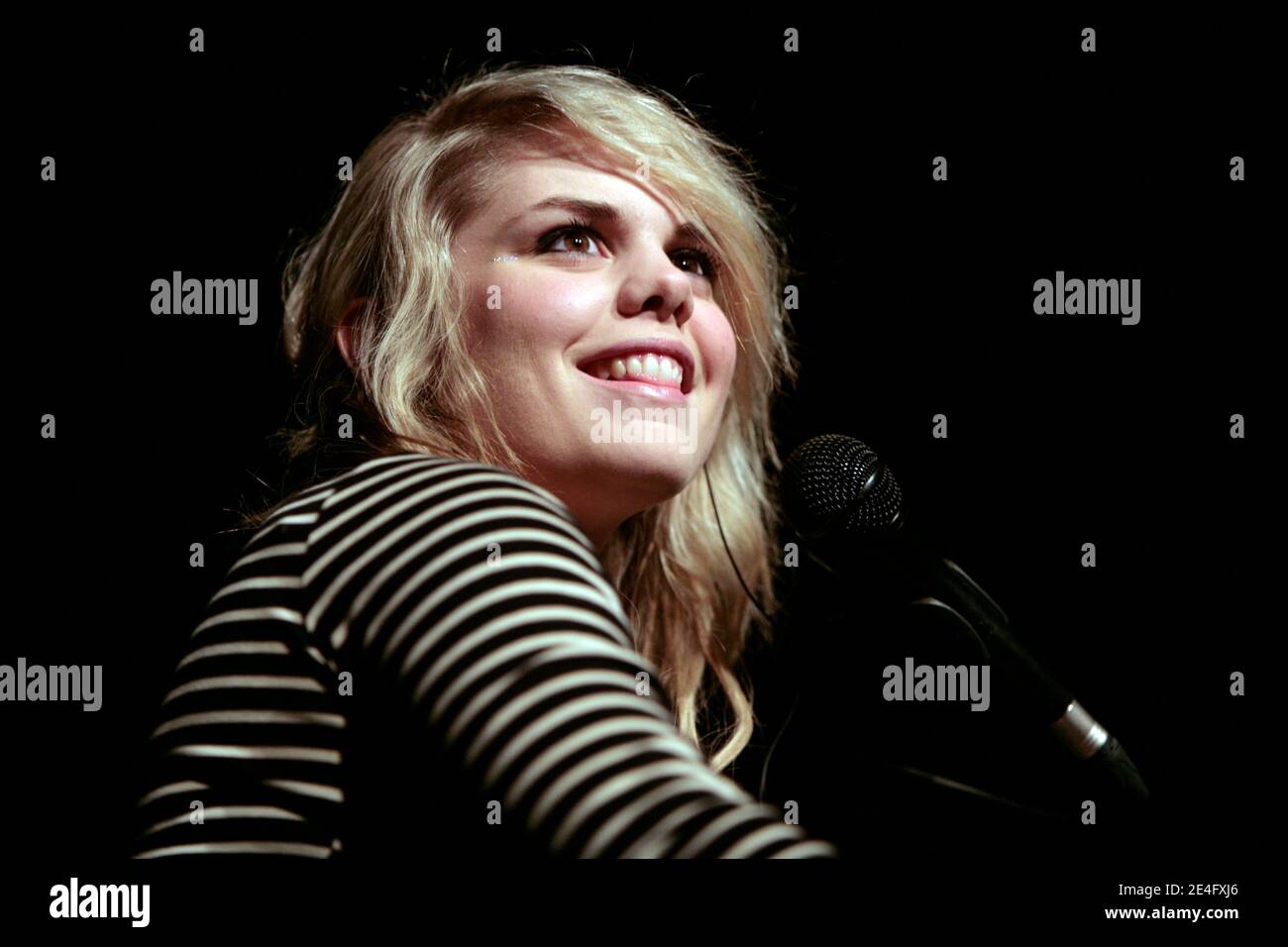 Canadian singer Beatrice Martin performs live with her band 'Coeur de ...