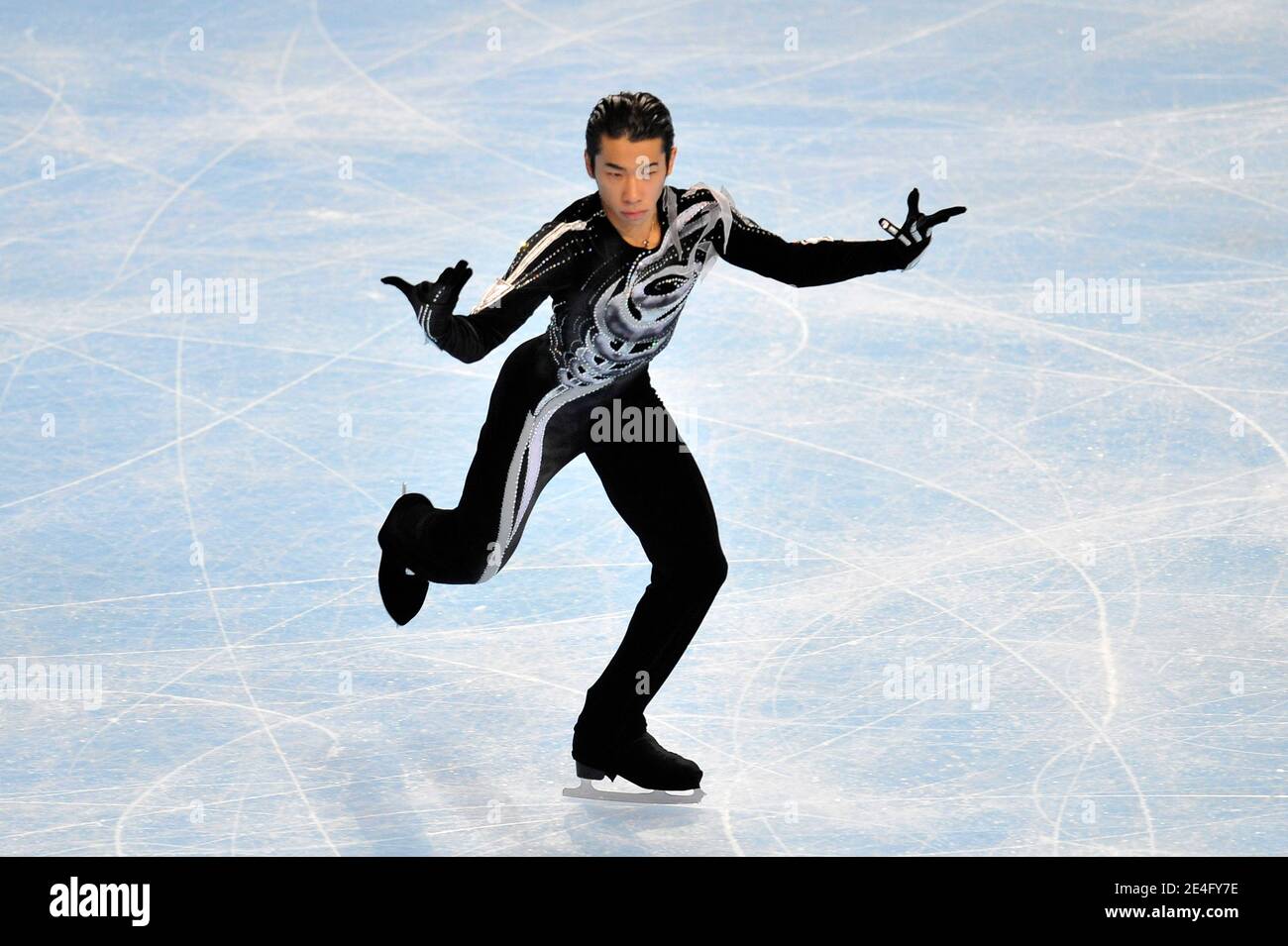 Nobunari Oda of Japan performs during the men short program ice skating ...
