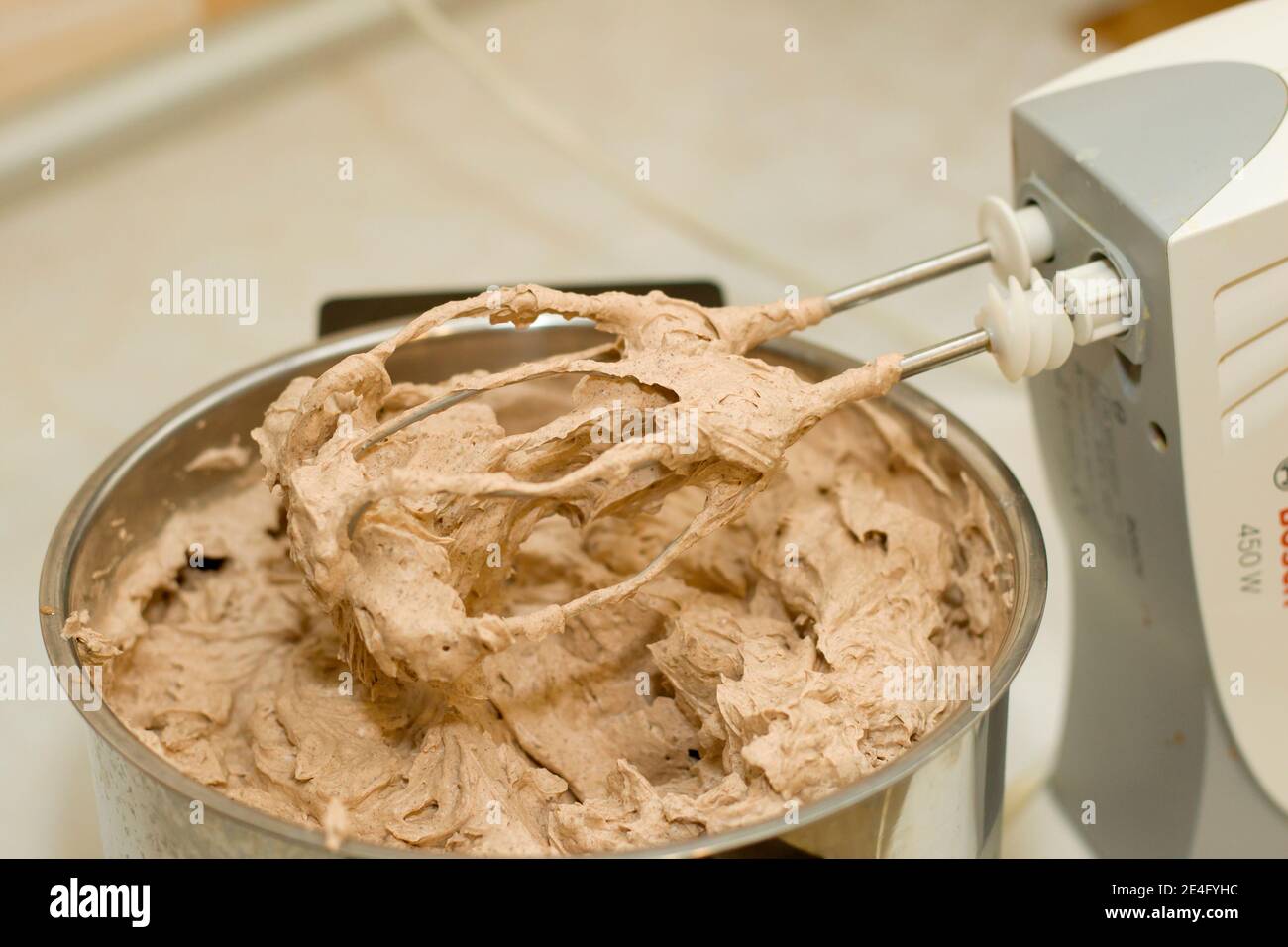 Closeup electrical blender whipping hi-res stock photography and images ...