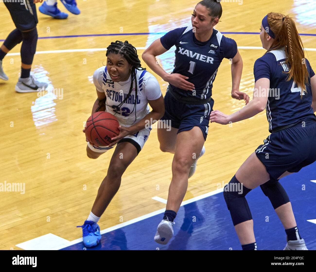 South Orange, New Jersey, USA. 23rd Jan, 2021. Seton Hall Pirates guard ...