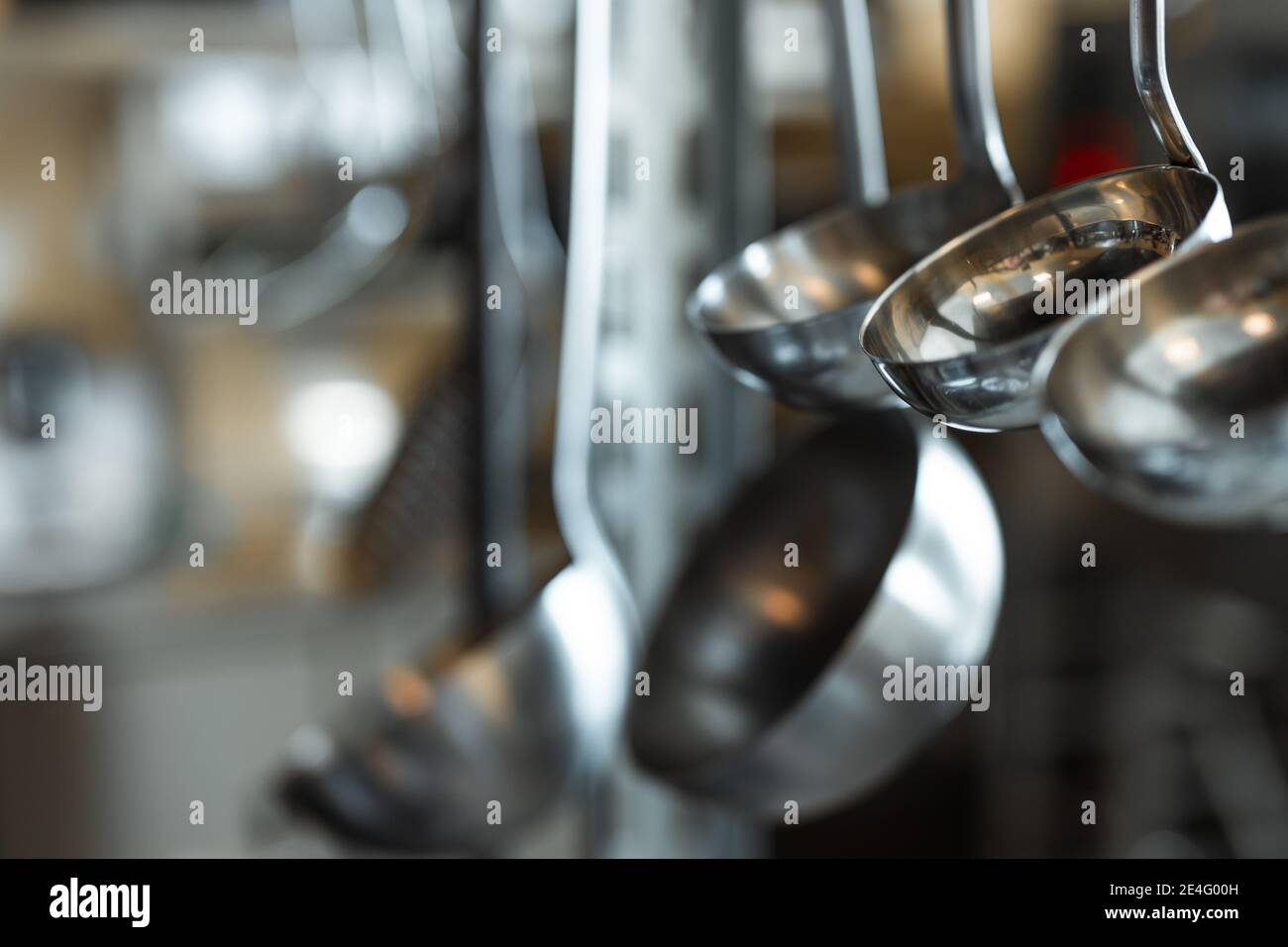 Ladles hanging hi-res stock photography and images - Alamy