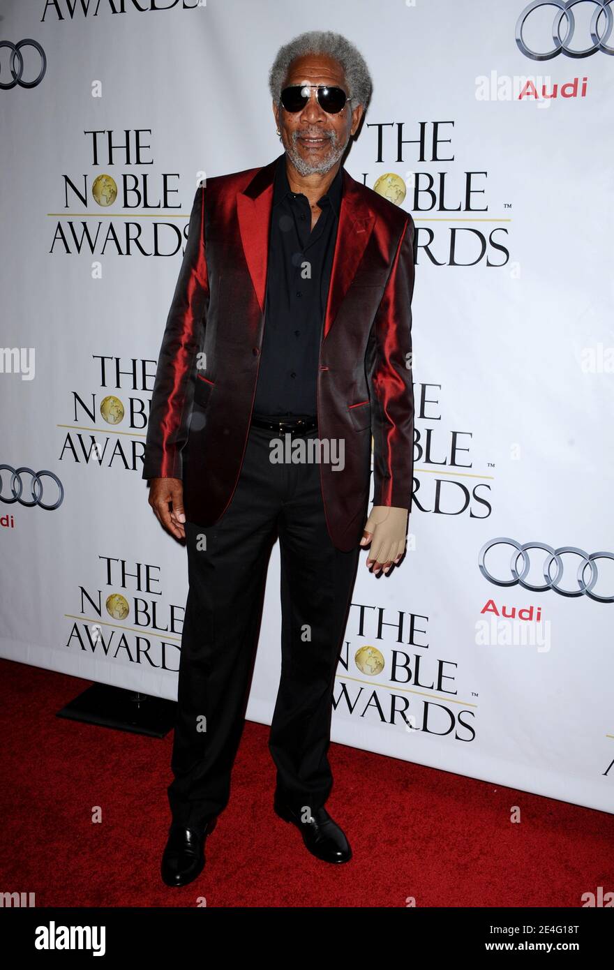Morgan Freeman attends the Noble Awards held at the Beverly Hilton. Los ...