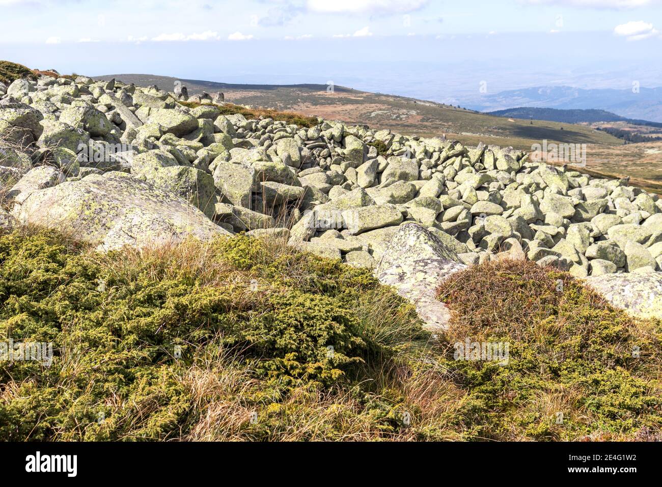 Autumn Landscape From Hiking trail for Cherni Vrah peak at Vitosha ...