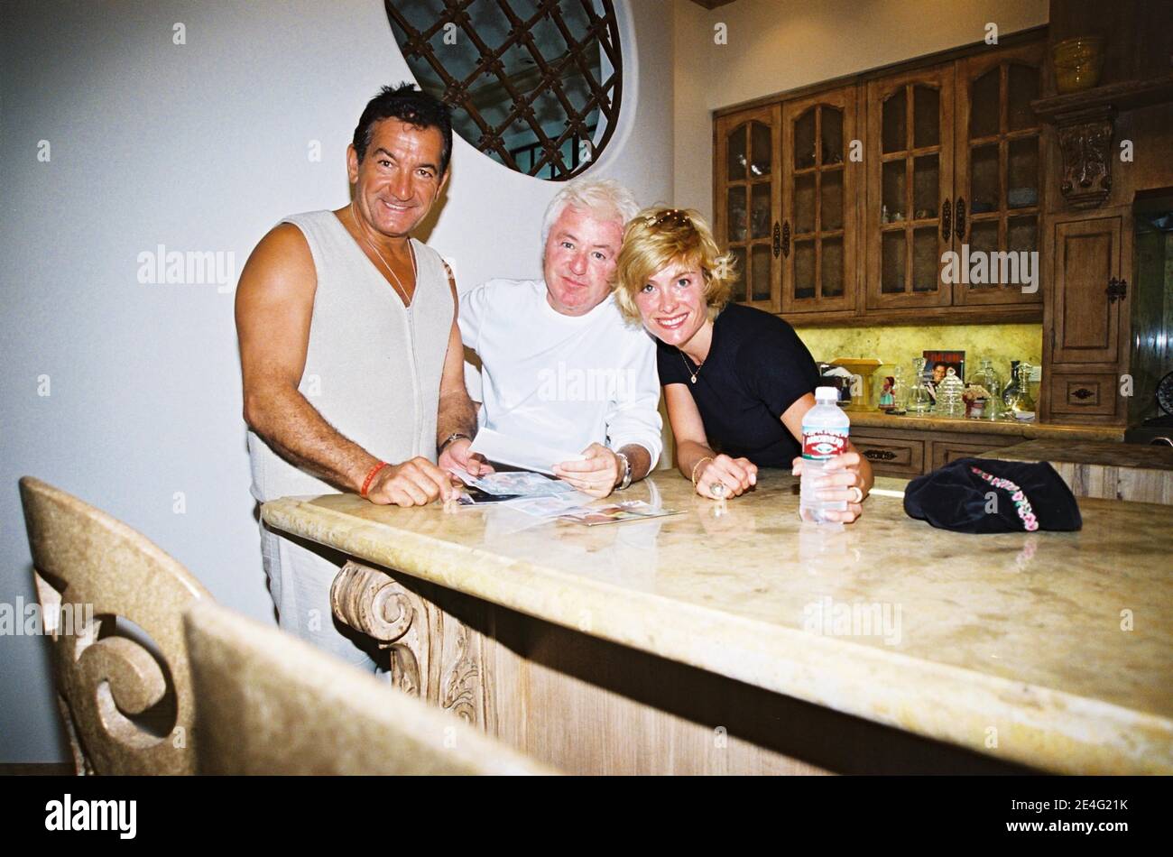 EXCLUSIVE. Marc Cerrone poses with his wife Jill and their daughter ...