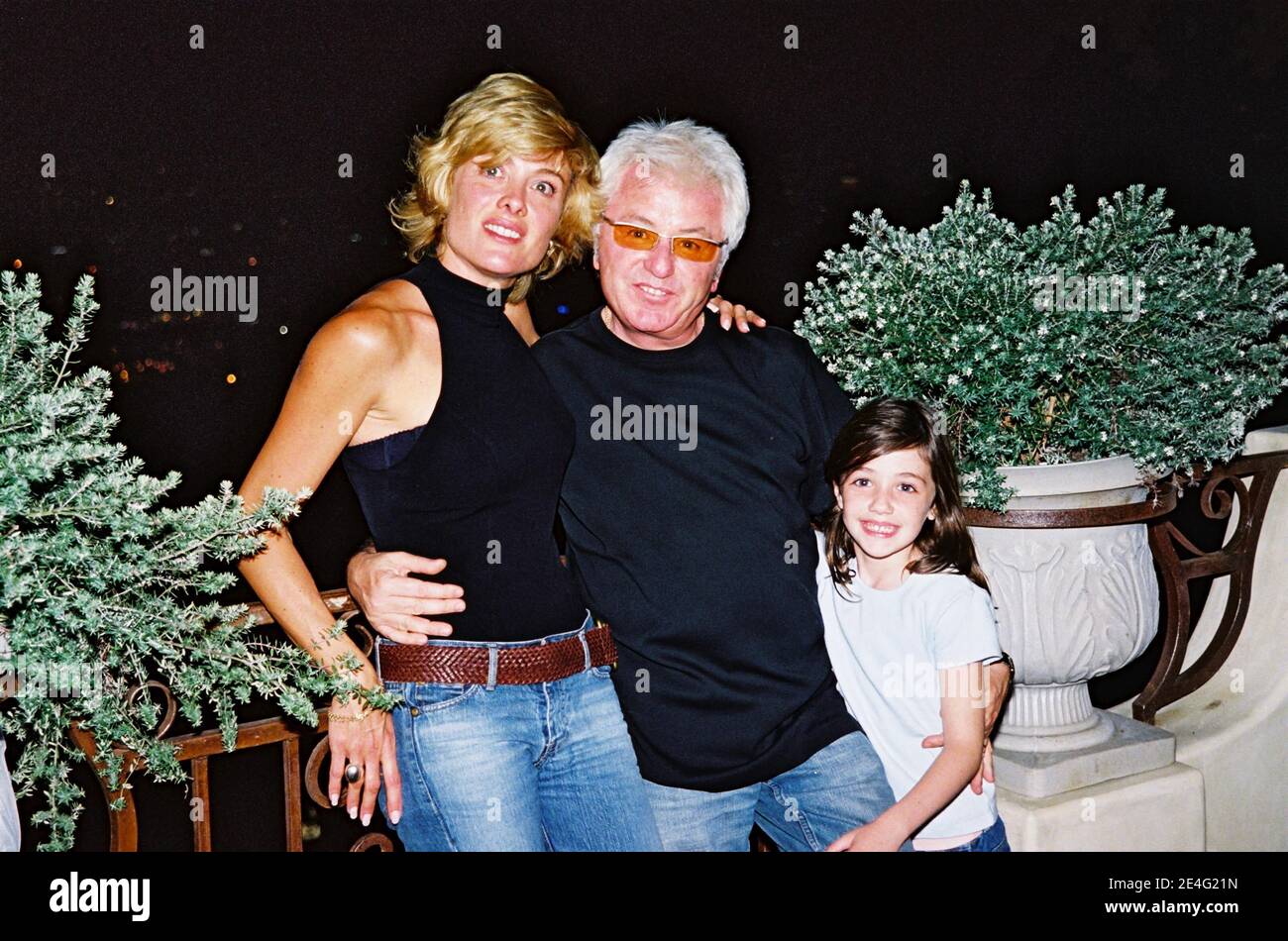 EXCLUSIVE. Marc Cerrone poses with his wife Jill and their daughter ...