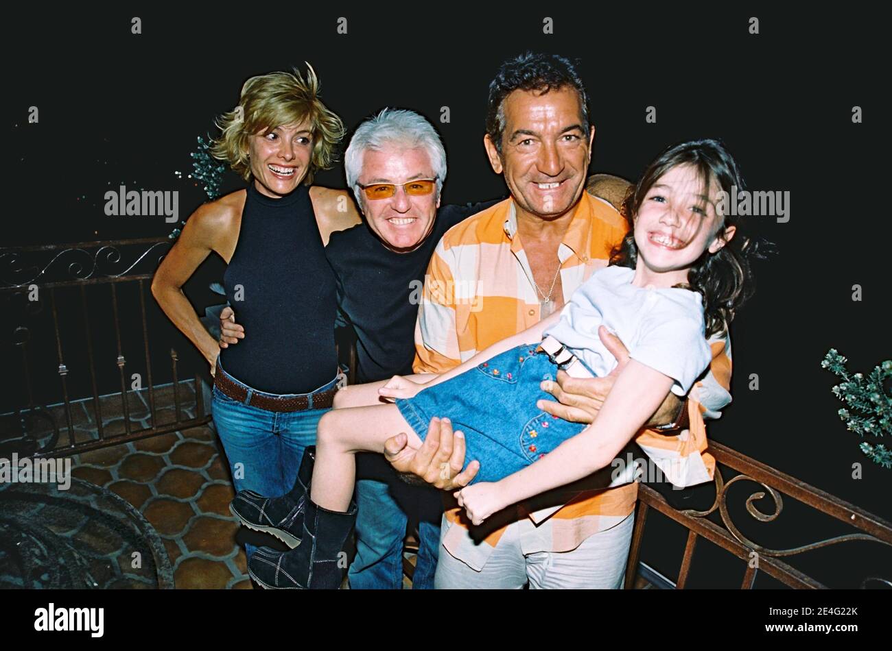 EXCLUSIVE. Marc Cerrone poses with his wife Jill and their daughter ...