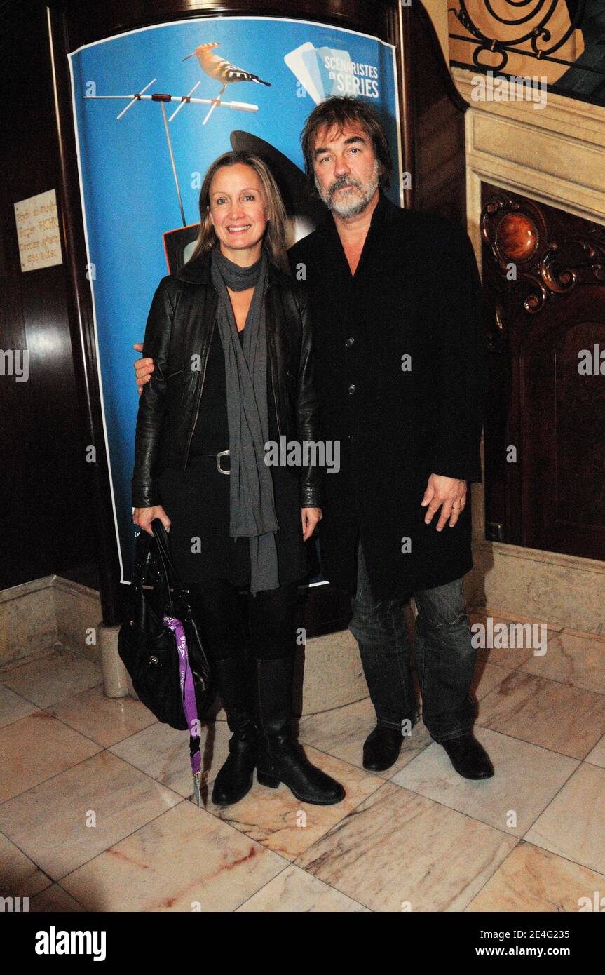 Olivier Marchal and his wife Catherine attending the 4th Festival Des ...