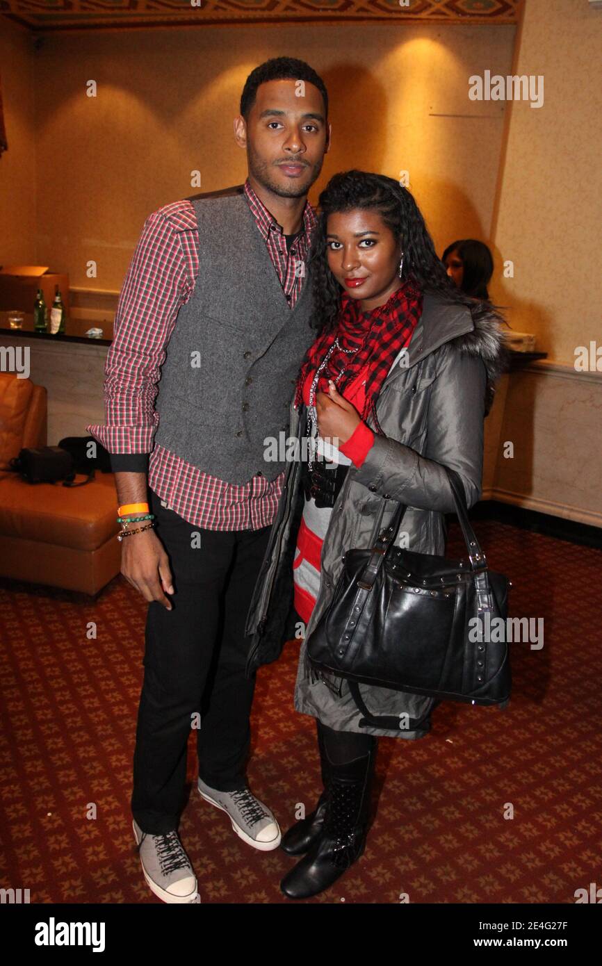 "Harlem Heights Cast Pierre Downing and Briana Bigham at at the ""Heineken Red Star Soul Concert ...