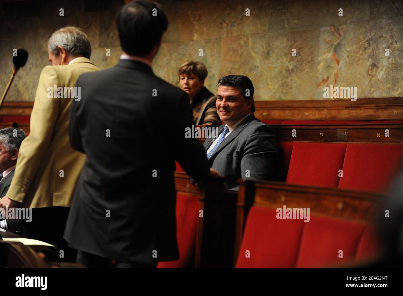 French former judo Olympic champion and newly elected deputy of the ...