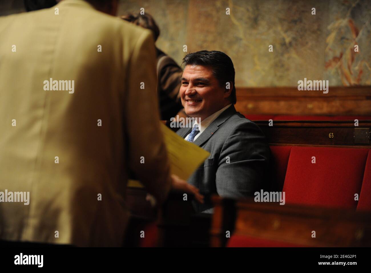 French former judo Olympic champion and newly elected deputy of the ...