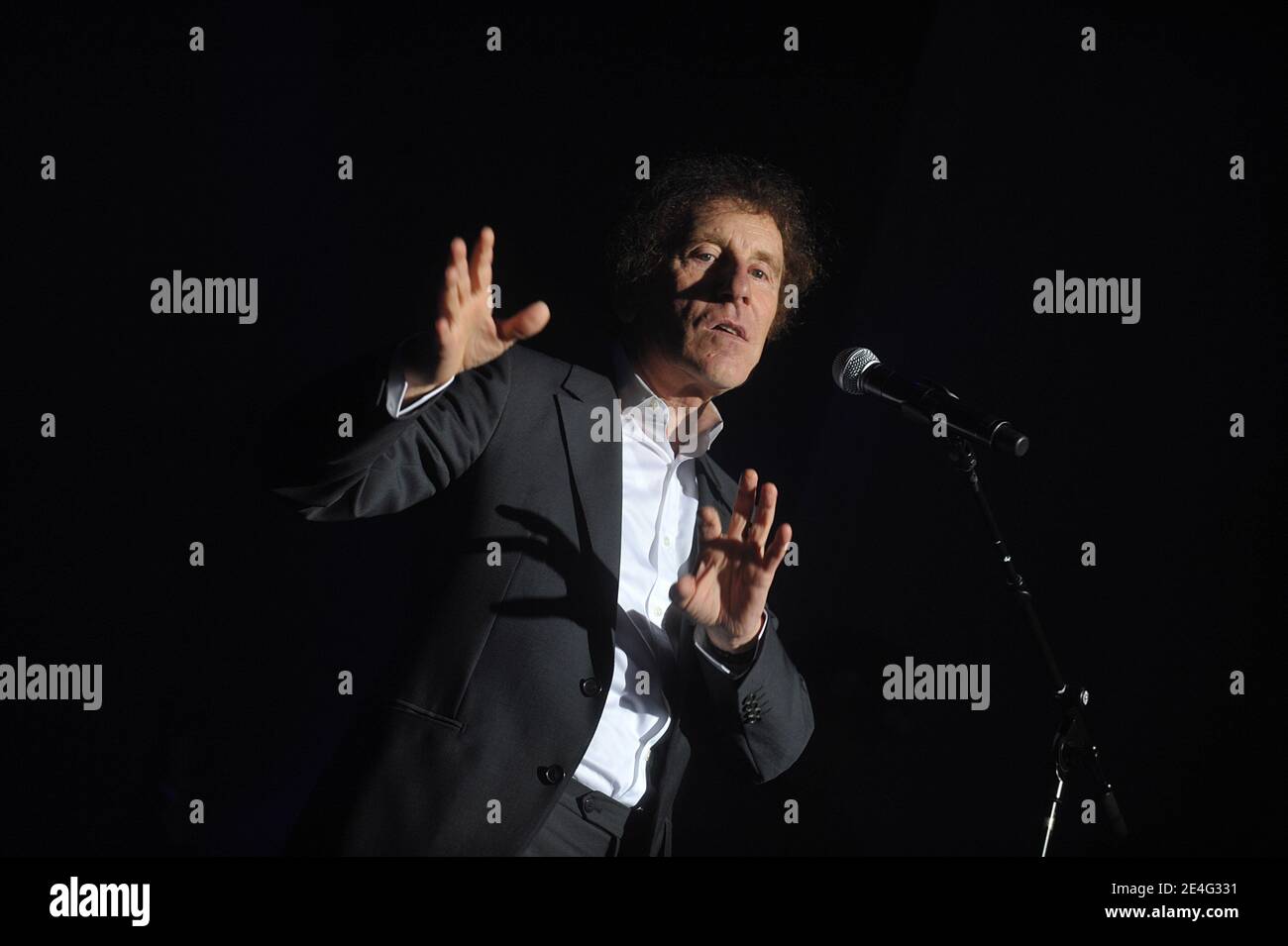 Singer Alain Souchon performs live at the Casino De Paris in Paris ...