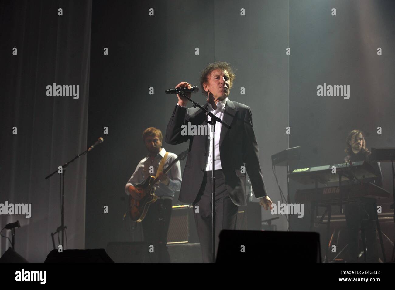 Singer Alain Souchon performs live at the Casino De Paris in Paris ...