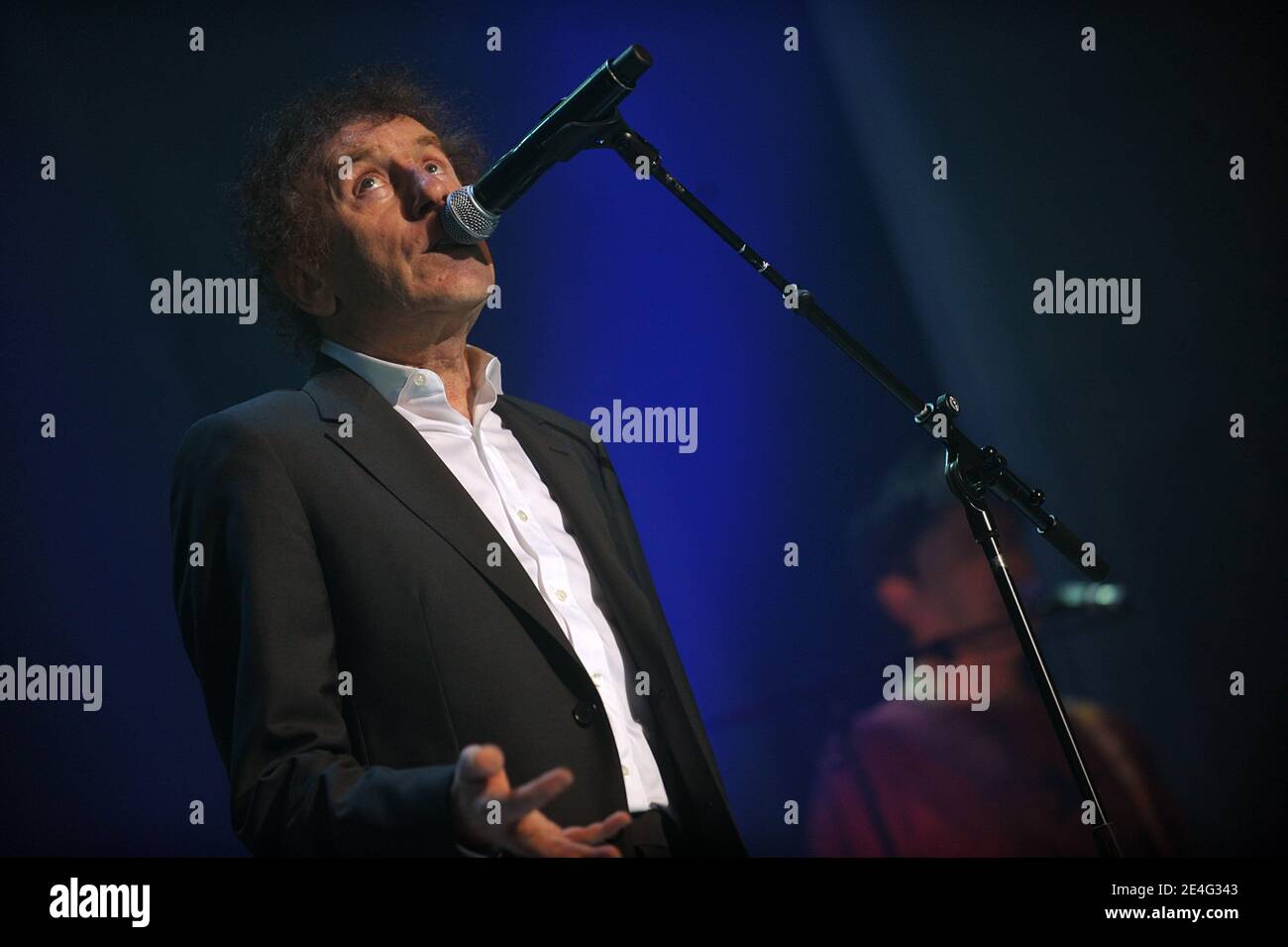 Singer Alain Souchon performs live at the Casino De Paris in Paris ...
