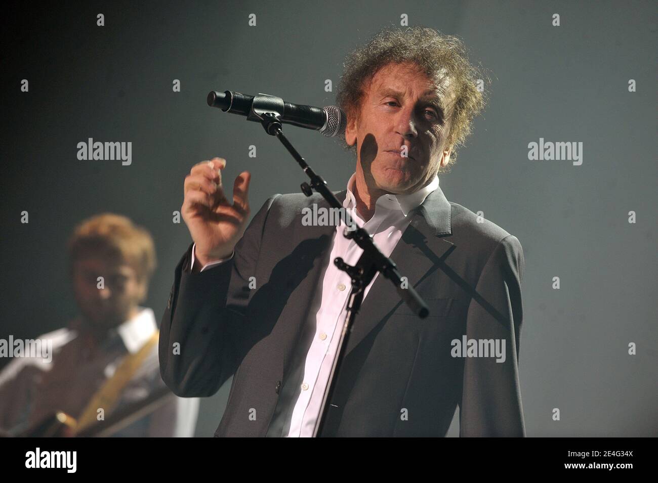Singer Alain Souchon performs live at the Casino De Paris in Paris ...